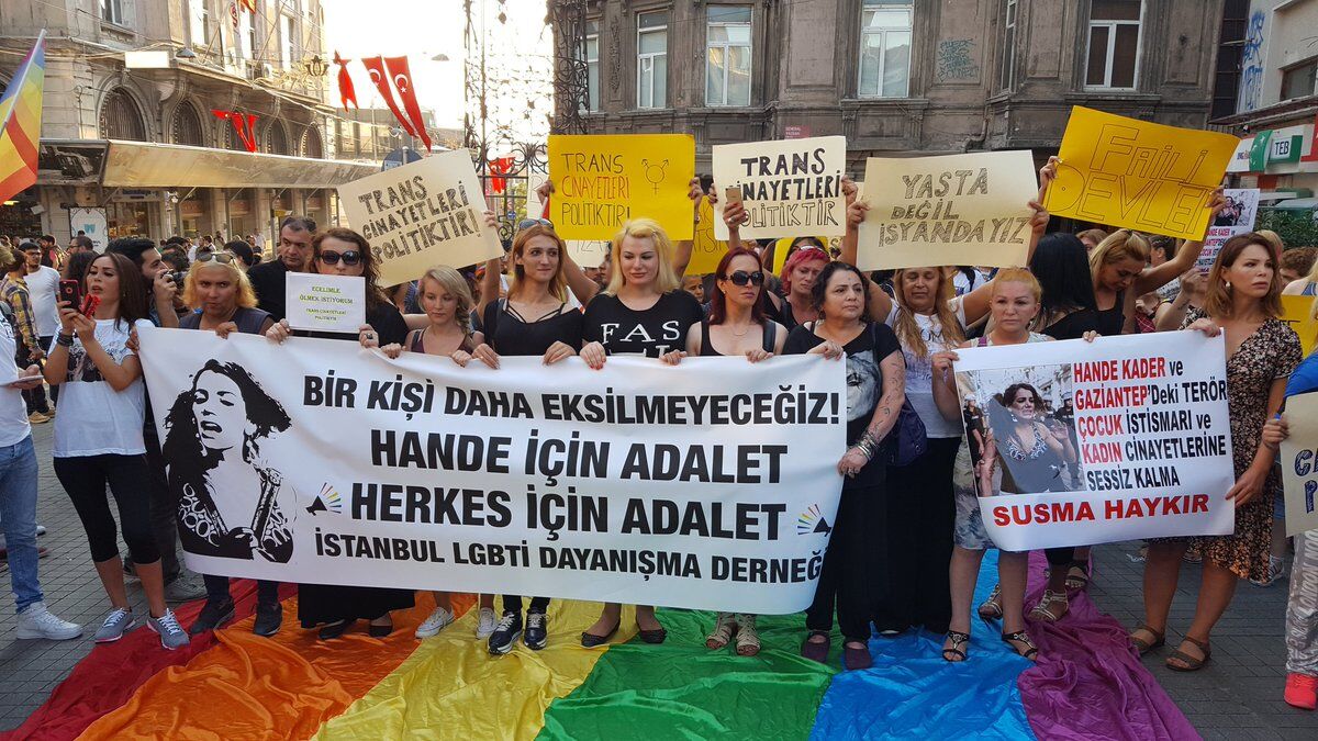 Turkish LGBTQ activists protest gruesome murder of transgender woman ...