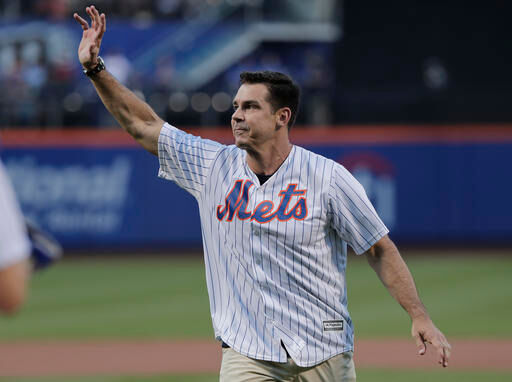 Gay baseball player Billy Bean throws first pitch at Mets Pride Night ...