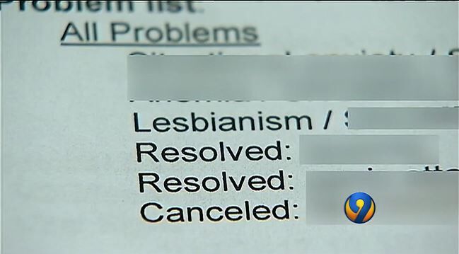 Woman in North Carolina shocked to see 'lesbianism' listed as medical ...