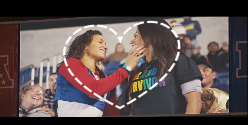 Kiss cam video shows love has no labels and knows no discrimination ...