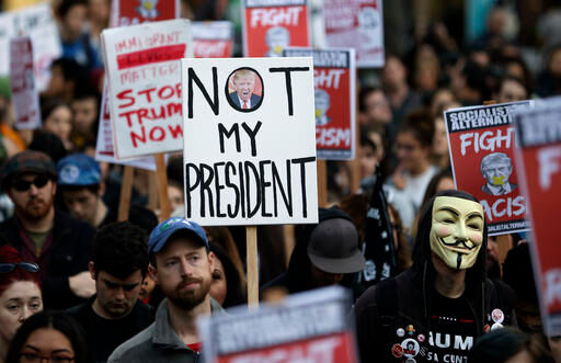 Not My President's Day rallies protesting Trump take place across the ...