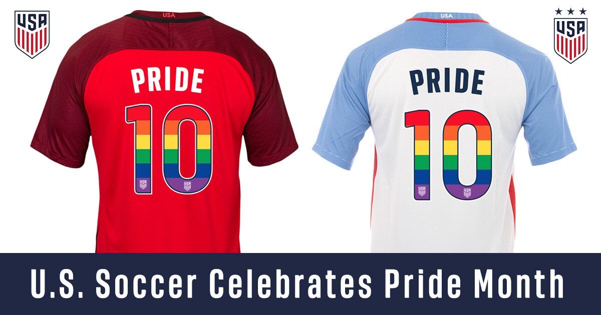 U.S. Soccer players will wear rainbow uniforms for Pride Month - LGBTQ ...