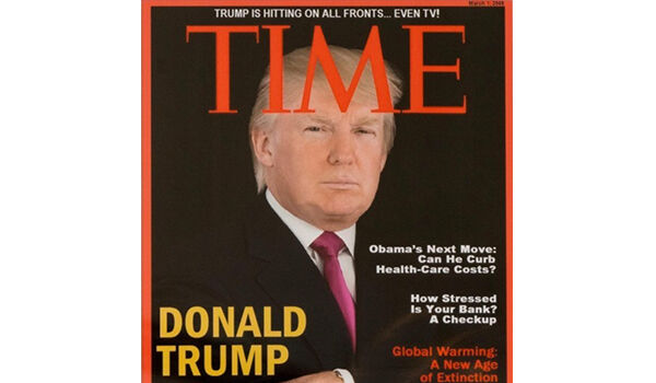 Trump had a fake Time cover of himself in his golf clubs & Twitter is ...