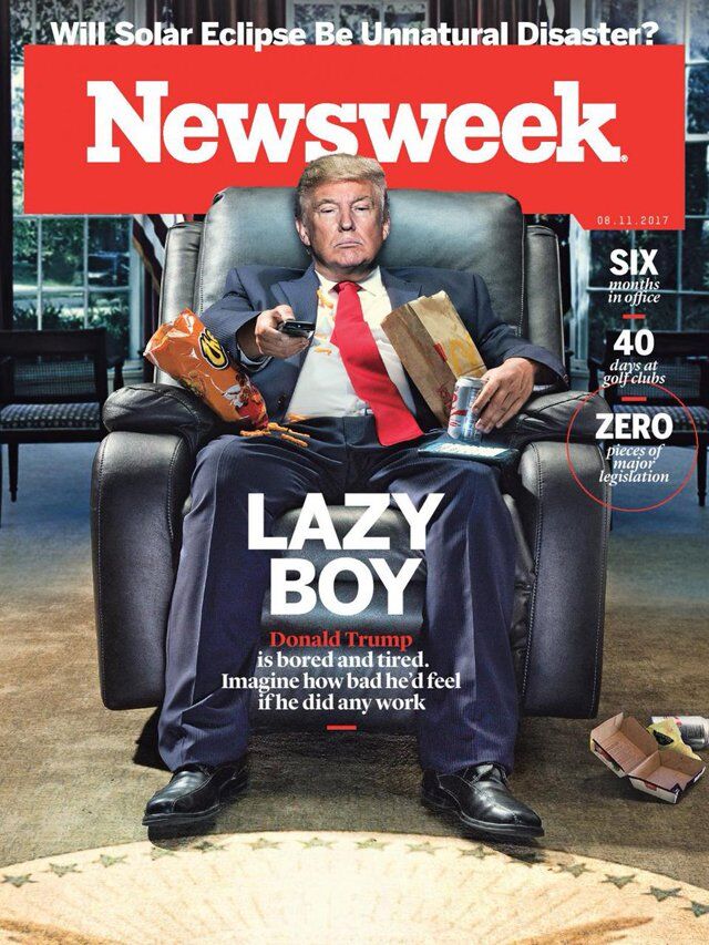 Newsweek's brutal cover will piss off Trump, but the internet loves it ...