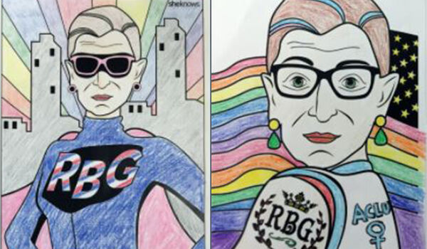 ACLU celebrates #NationalColoringBookDay with Super Queer Ruth Bader ...
