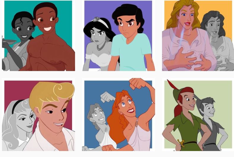 Artist reimagines Disney characters as transgender & it's perfect ...