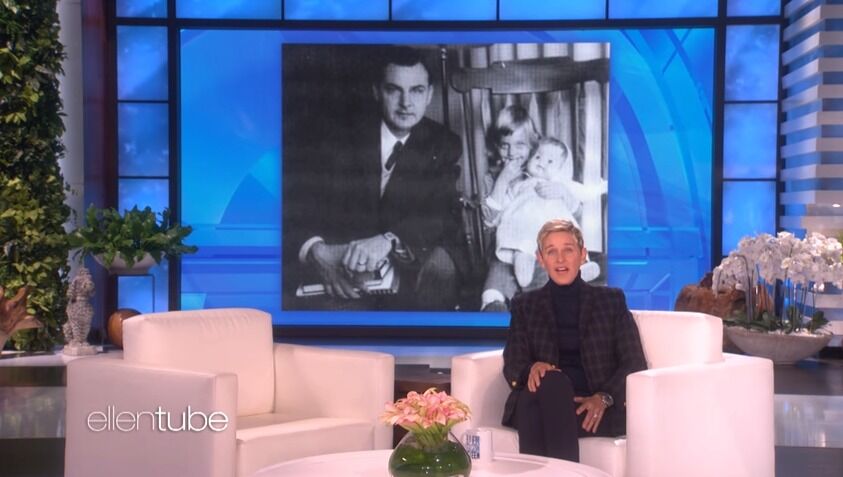Ellen pays tribute to her dad & shares the incredible moment that ...