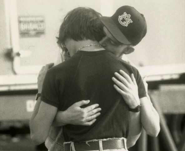 Pride in Pictures 1990: A private embrace in a public parade - LGBTQ Nation