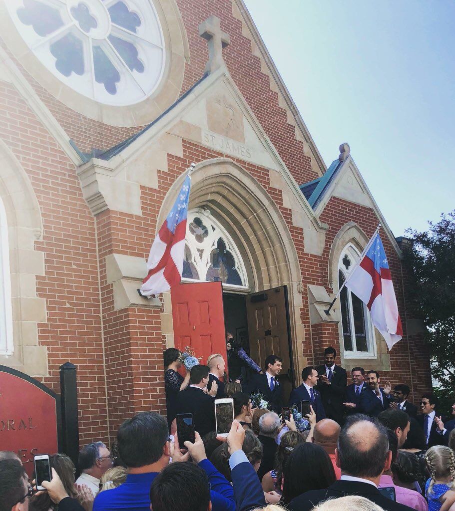 South Bend's gay mayor gets married and then the couple attend Pride ...