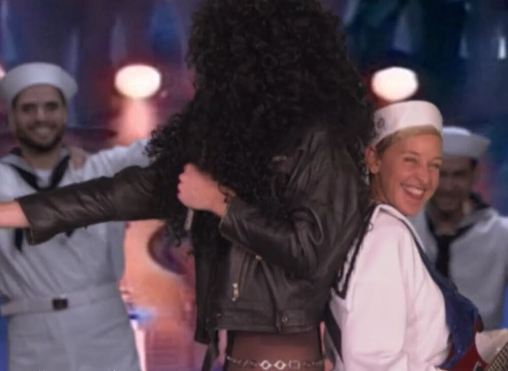 Ellen asks Cher: 'Have you slept with a girl?' - LGBTQ Nation