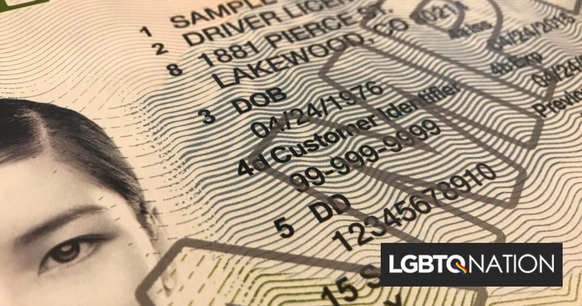 Colorado Announces They Will Offer Third Gender Option For Drivers