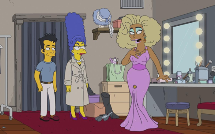 This is what Homer Simpson looks like after RuPaul's drag makeover ...
