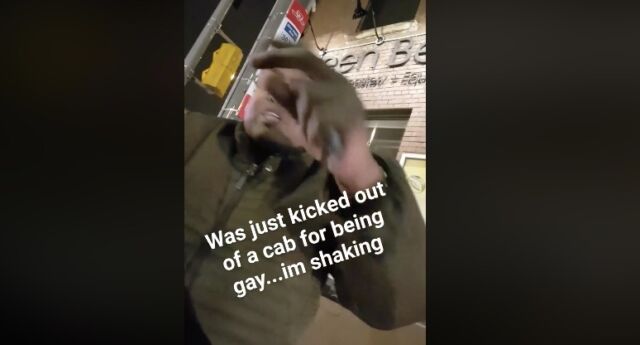 Things were fine until he mentioned his boyfriend. Then the cab driver ...
