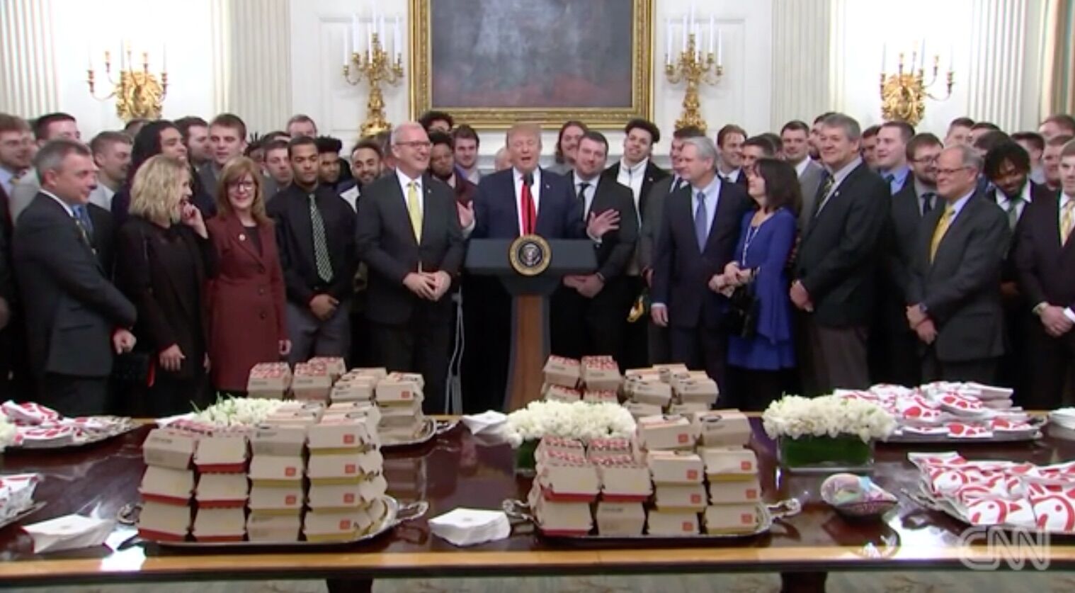President Trump served Chick-fil-A to guests in the White House - LGBTQ ...