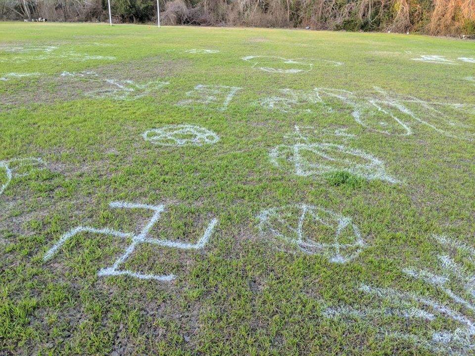 Vandal paints homophobic & anti-Semitic graffiti on queer-inclusive ...