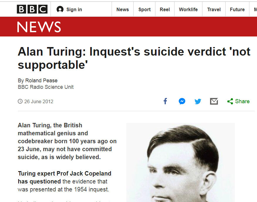 The 'Imitation' Alan Turing vs. the real Alan Turing: Victim vs. hero ...