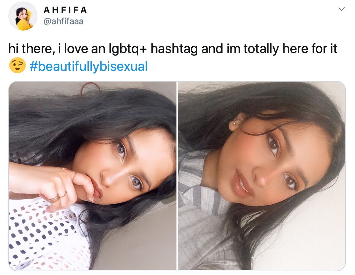 #beautifullybisexual is trending on Twitter & the tweets are, well ...