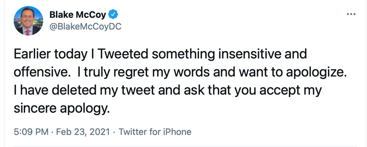 Gay news anchor gives tepid apology after offensive COVID tweet spawns ...