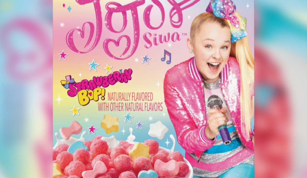 Out teen sensation JoJo Siwa has a "Strawberry Bop" cereal coming out ...