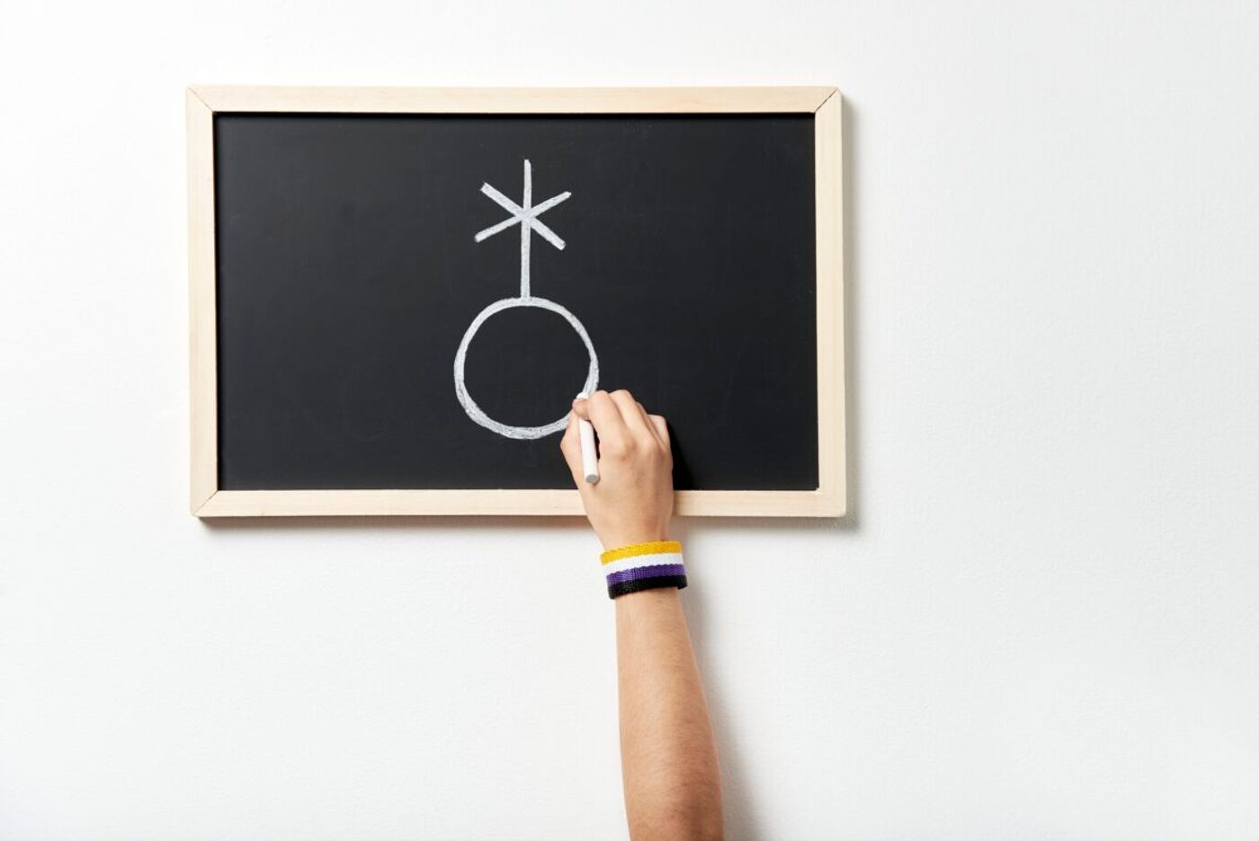 All about the nonbinary symbol - LGBTQ Nation