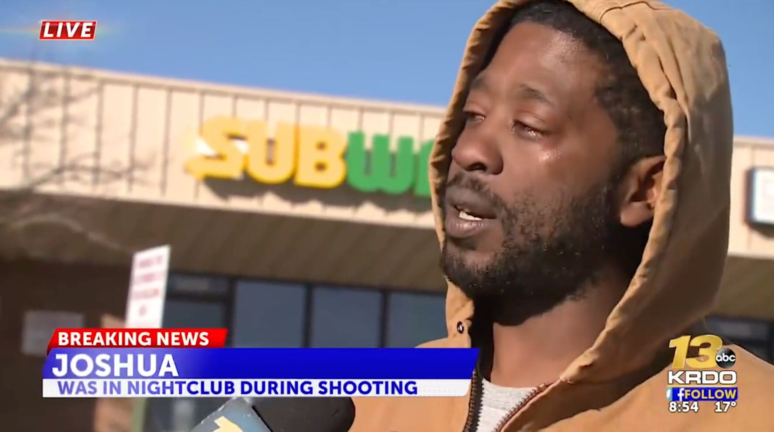 He was on the dance floor when the shooting started. What he says will ...