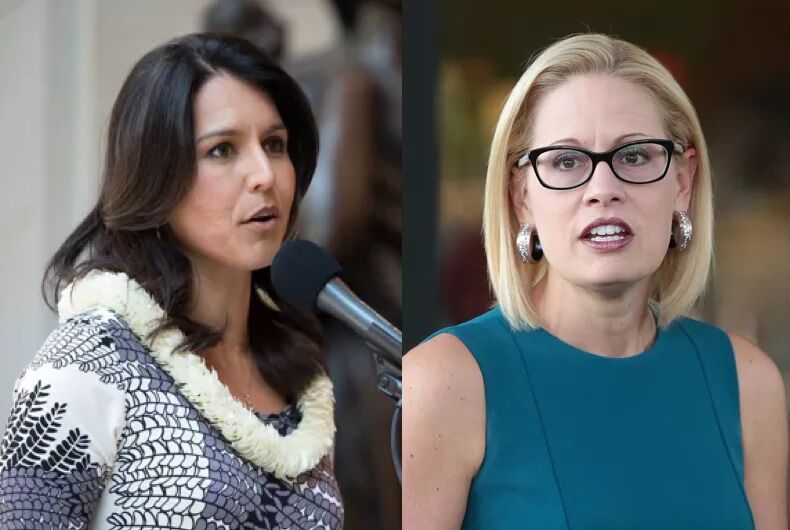 Kyrsten Sinema paid Tulsi Gabbard’s sister $300K to run her security ...