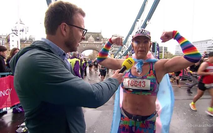 Transphobes freak out as trans woman comes in 6160th place in London ...