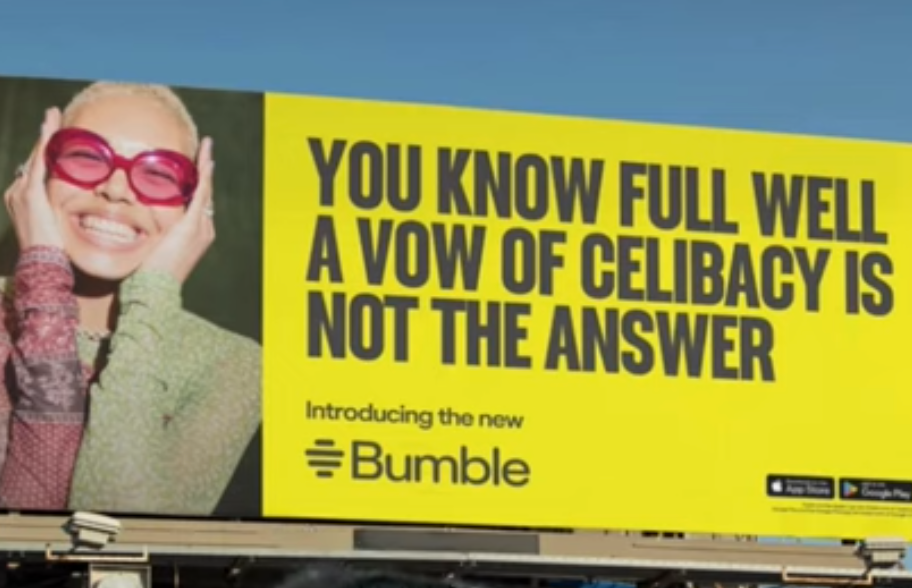 Bumble dating app's anti-celibacy campaign offends asexuals and others - LGBTQ Nation