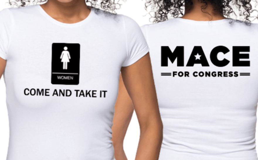 Nancy Mace is selling $35 t-shirts attacking trans rights & Sarah ...