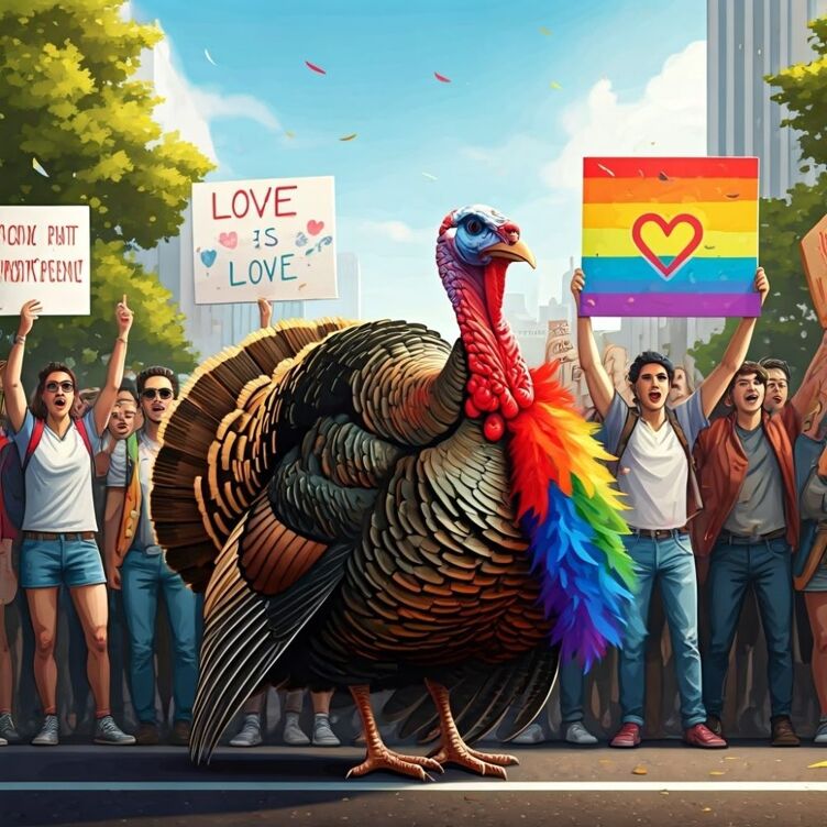 We asked AI to create LGBTQ+ turkeys for Thanksgiving. It did not ...