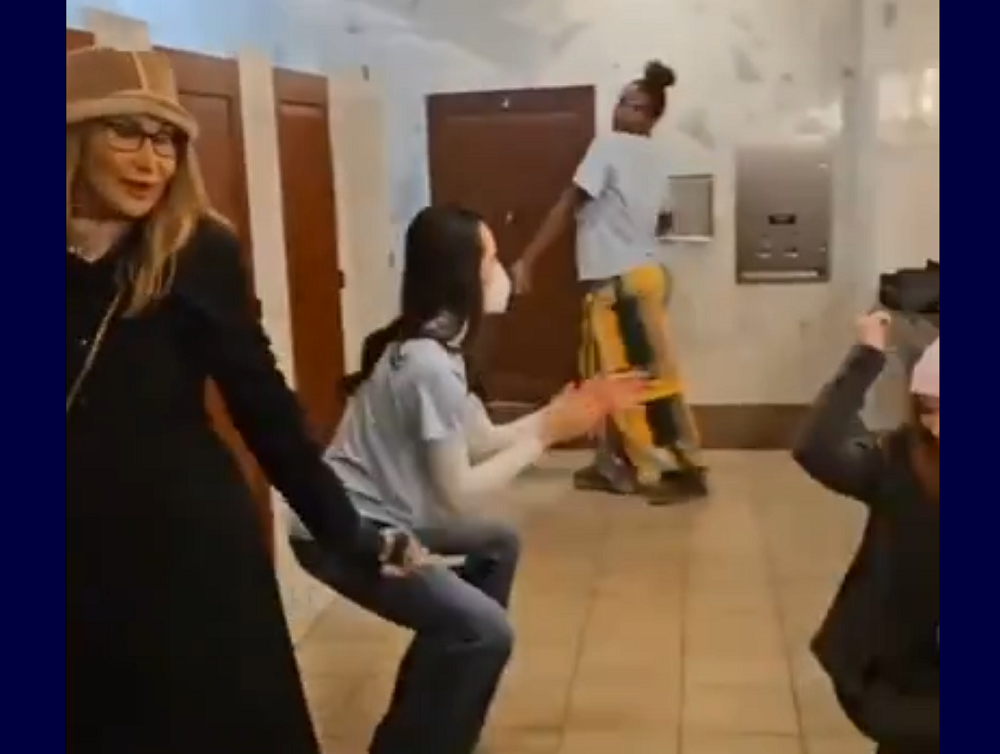 Trans activists hold dance party in a Capitol women's restroom in ...