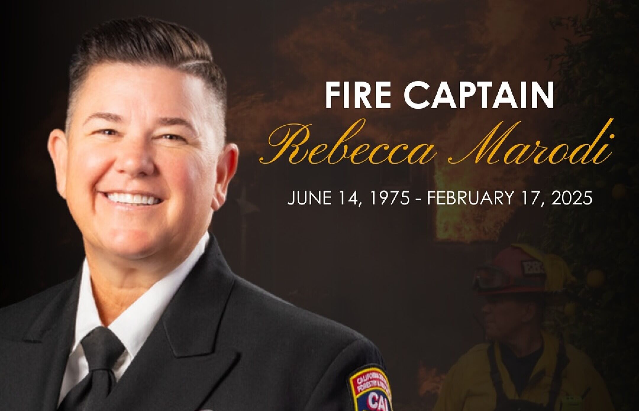 Lesbian fire chief found stabbed to death. Police think they know her ...