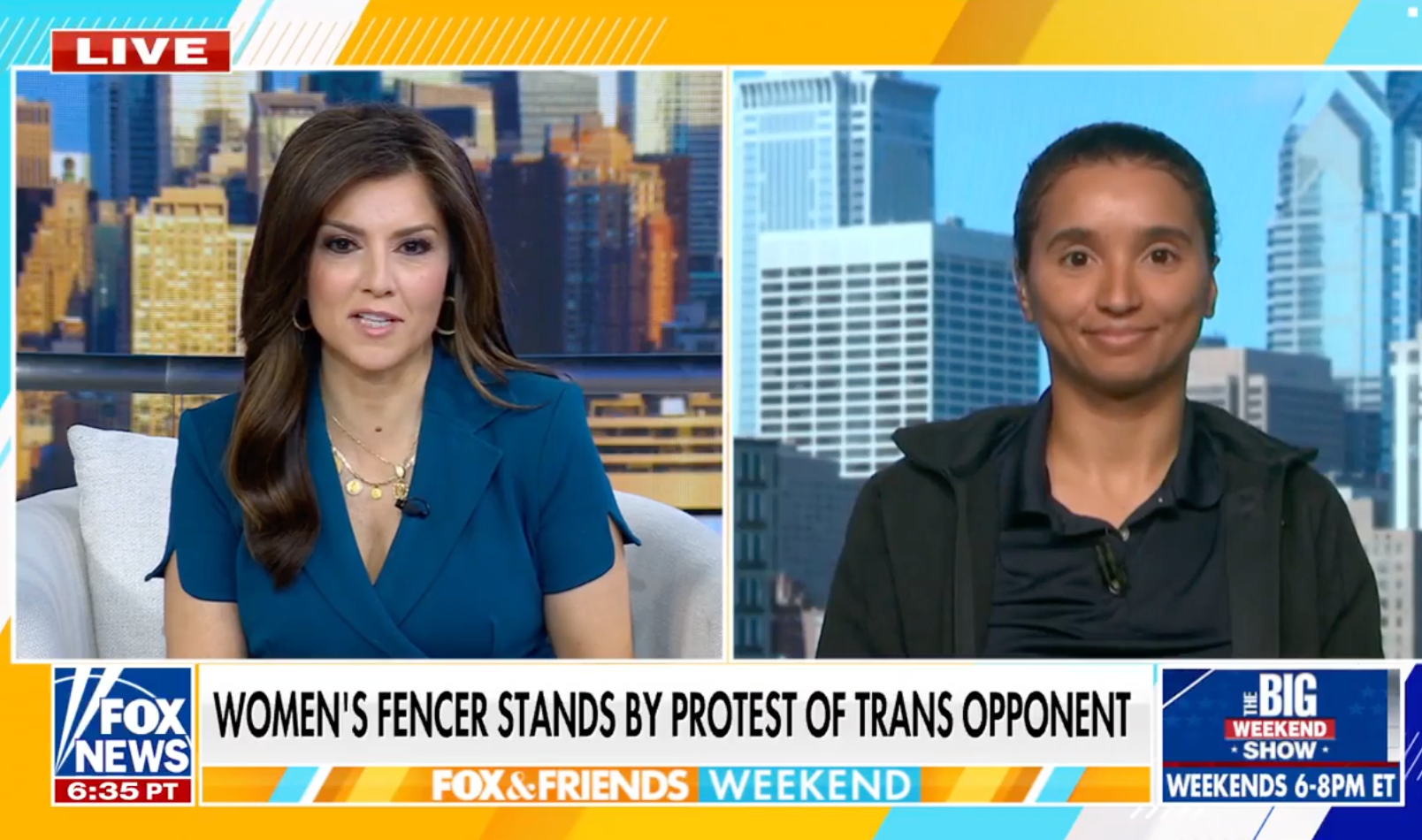 Trans fencer speaks out as her competitor who took a knee prepares to ...